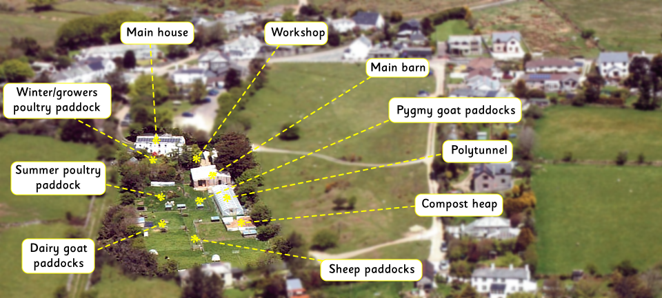 Relaxed Farming - our farm in your classroom - Smallholding Map